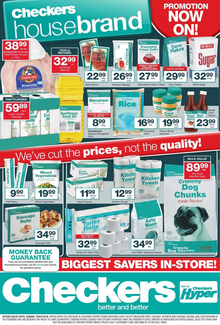 Checkers Western Cape : Housebrand (12 Mar - 18 Mar 2018) — m.guzzle.co.za