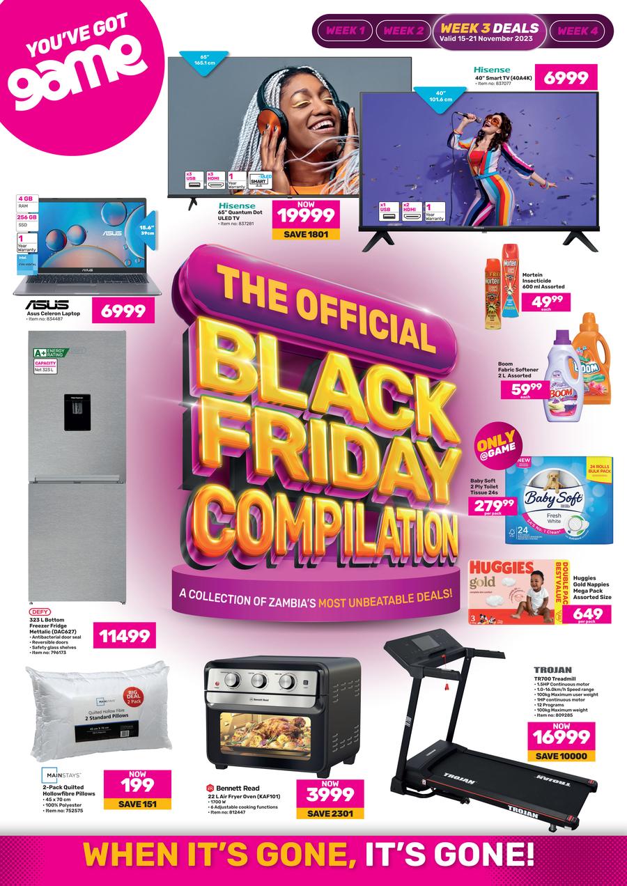 Game Zambia : Black Friday (15 November - 21 November 2023) — m.guzzle ...