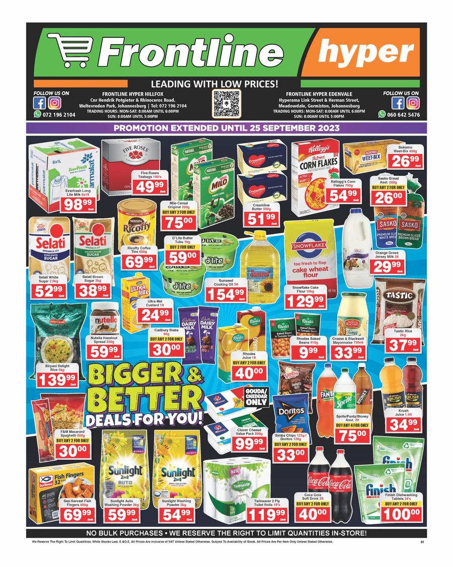 Frontline Hyper : Bigger & Better Deals (19 September - 25 September ...