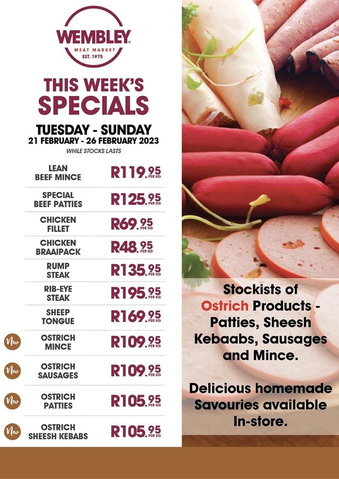 Wembley Meat Market : This Week's Specials (21 February - 26 February ...