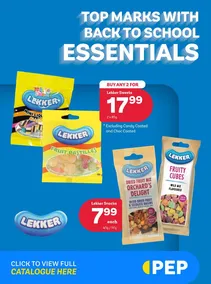 PEP : Back to School (26 December 2021 - 13 January 2022) — www.guzzle ...