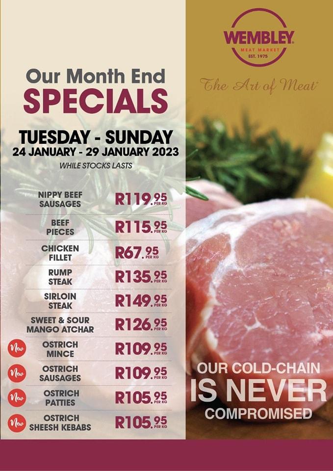 Wembley Meat Market : Month-End Specials (24 January - 29 January 2023 ...