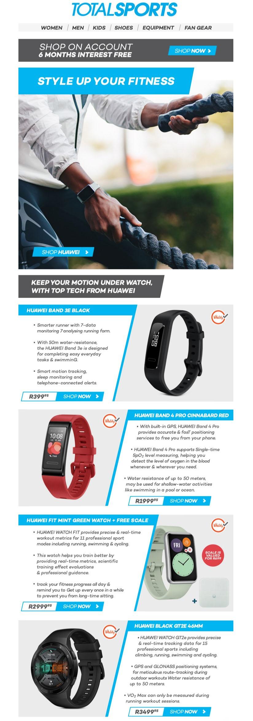 Total Sports : Style Up Your Fitness (Request Valid Dates From Retailer ...