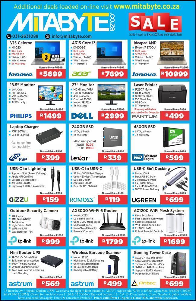 Mitabyte : Sale (11 April - 06 May 2023) — m.guzzle.co.za