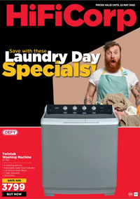 HiFi Corp : Laundry Day Specials (12 May - 22 May 2022) — www.guzzle.co.za