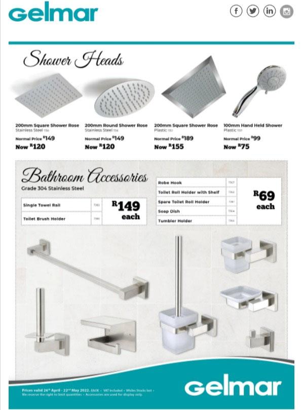 Gelmar Handle & Furniture Fittings : Specials (26 April - 22 May 2022 ...