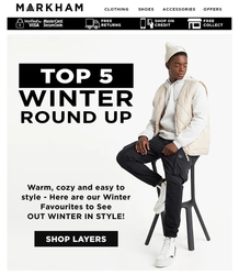 Markham : Top 5 Winter Round Up (Request Valid Dates From Retailer ...
