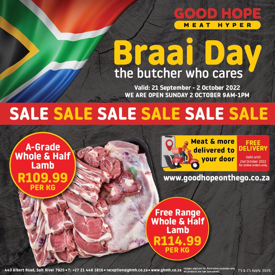 Good Hope Meat Hyper : Braai Day (21 September - 02 October 2022) — m ...