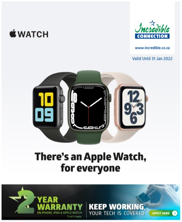 Incredible Connection : Apple Watch (18 January - 31 January 2022 ...