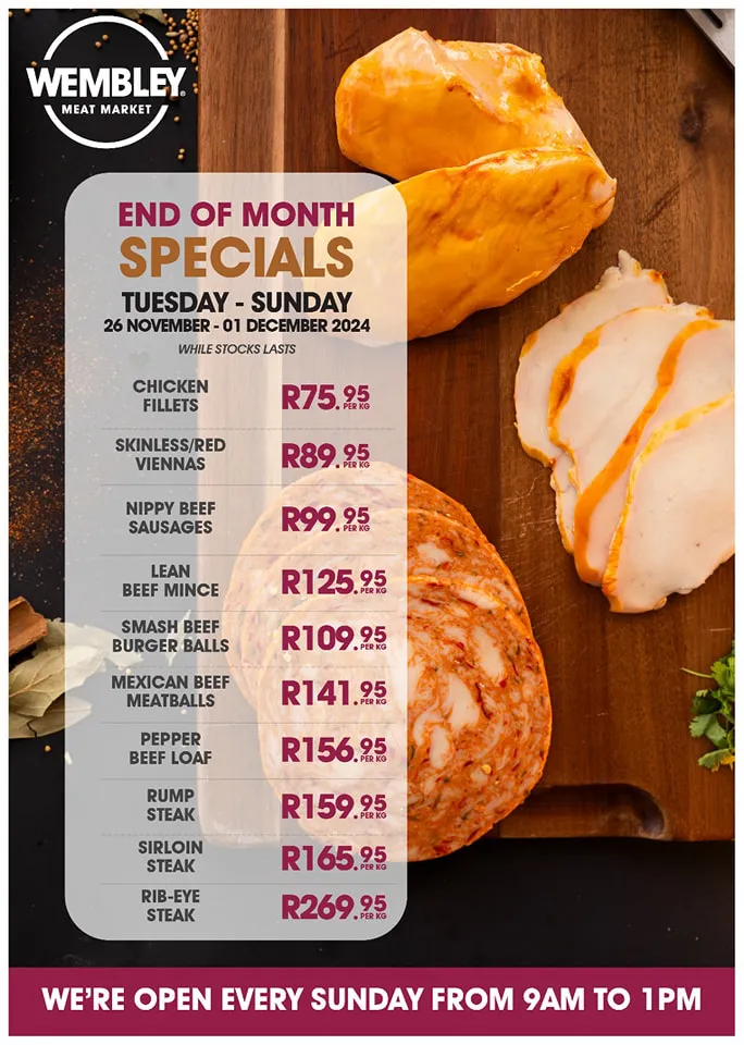 Wembley Meat Market : Specials (26 November - 01 December 2024) — m ...