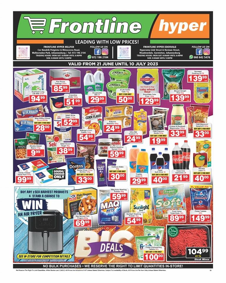 Frontline Hyper : Big Sale (21 June - 10 July 2023) — m.guzzle.co.za
