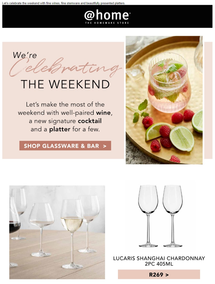 @Home : We're Celebrating The Weekend (Request Valid Dates From ...