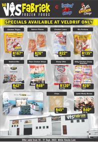 Die Visfabriek : Specials! (16 September - 21 September 2022) — www ...