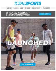 Totalsports : Just Launched (Request Valid Dates From Retailer) — www ...