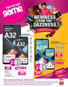 Game Cellular : Newness For The 2022Ness (8 February - 7 March 2022 ...