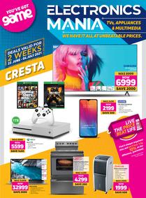 Game Cresta : Electronics Mania (23 June - 4 July 2021) — www.guzzle.co.za