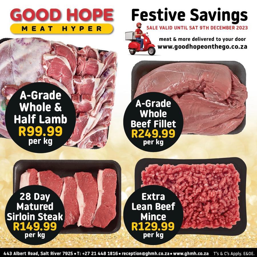 Good Hope Meat Hyper : Festive Savings (05 December - 09 December 2023 ...