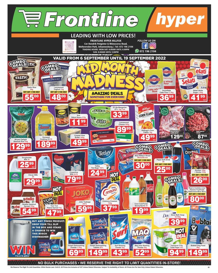 Frontline Hyper : Mid-Month Madness (06 September - 19 September 2022 ...