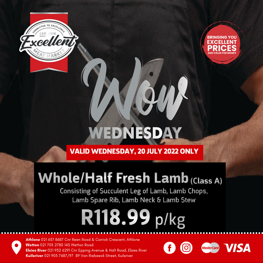 Excellent Meat Market : Wow Wednesday (20 July 2022 Only!) — m.guzzle.co.za