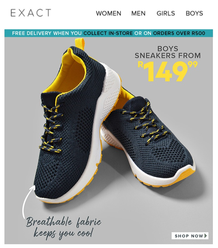 Exact : Boys Sneakers (Request Valid Dates From Retailer) — www.guzzle ...