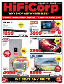 HiFi Corp Specials | 2020 Latest Catalogues