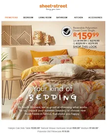Sheet Street : Your Kind Of Bedding (Request Valid Dates From Retailer ...