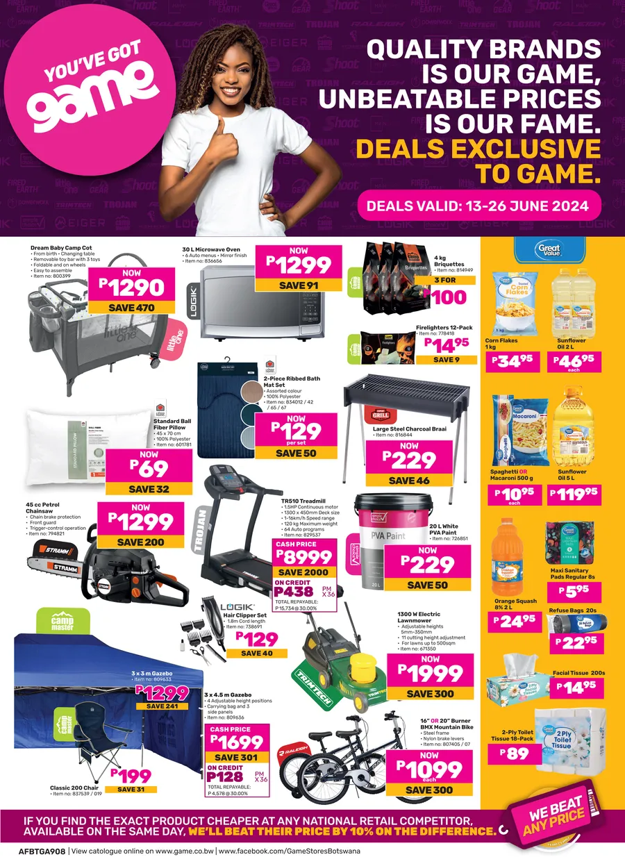 Game Botswana : Unbeatable Prices (13 June - 26 June 2024) — m.guzzle.co.za
