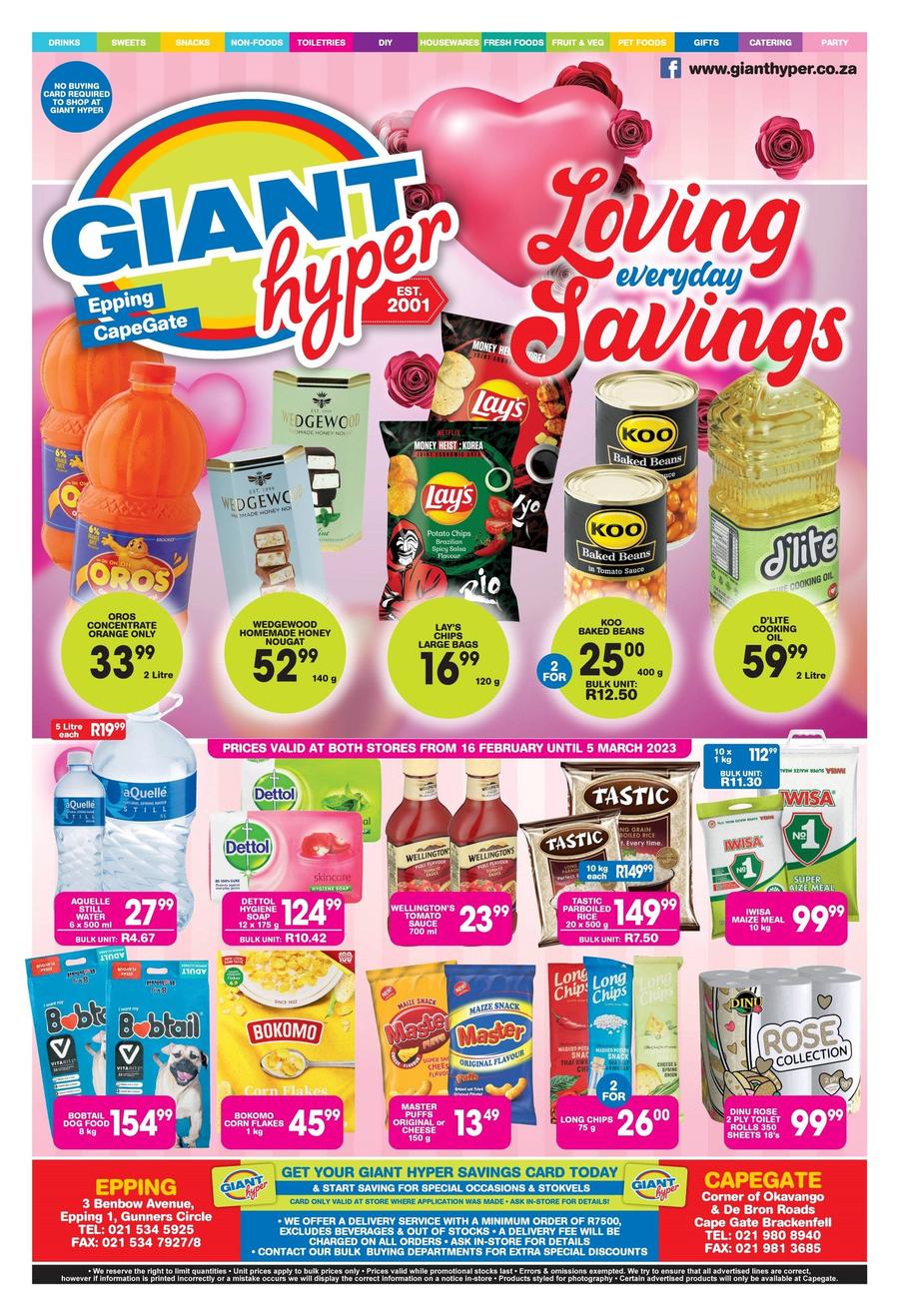 Giant Hyper : Loving Everyday Savings (16 February - 05 March 2023) — m ...