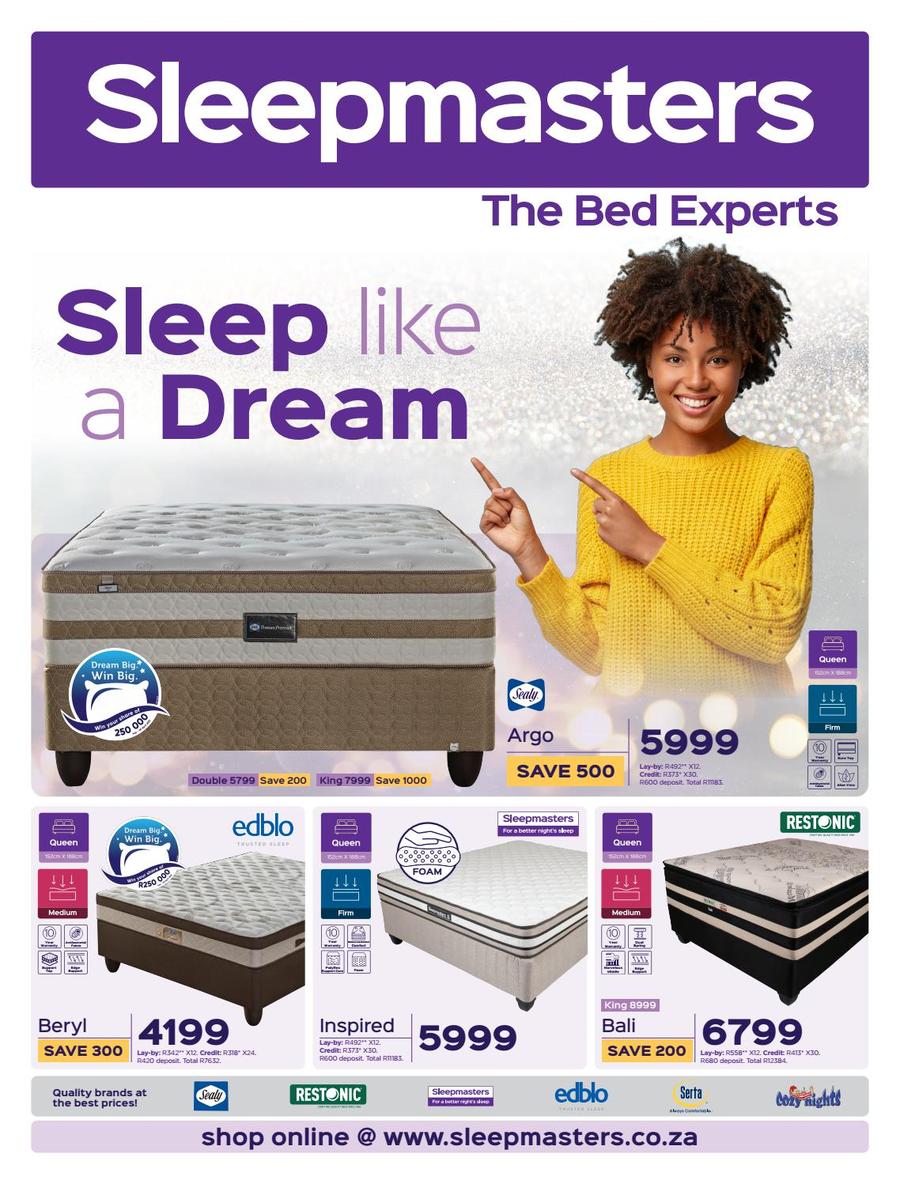 Sleepmasters : Sleep Like A Dream (08 February - 28 February 2021) — m ...