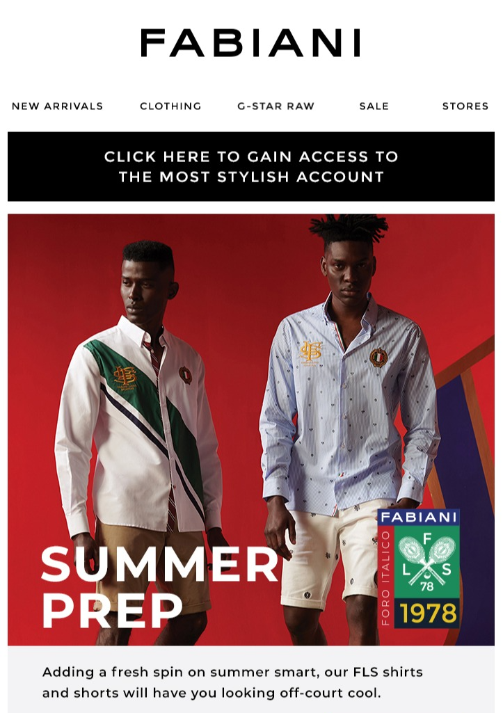 Fabiani : Summer Prep (Request Valid Dates From Retailer) — www.guzzle ...