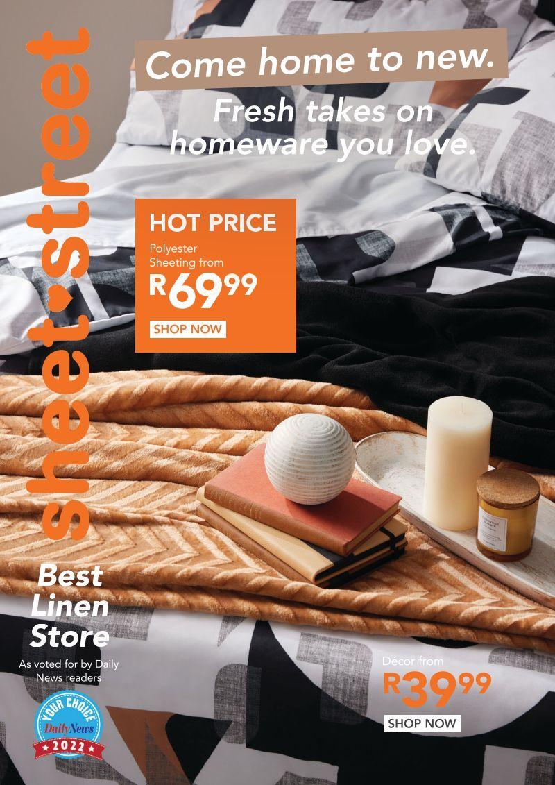 Sheet Street : Come Home To New (01 August - 31 August 2023 While ...