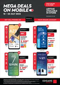 Edgars Cellular : Mega Deals On Mobile (15 July - 20 July 2022) — www ...