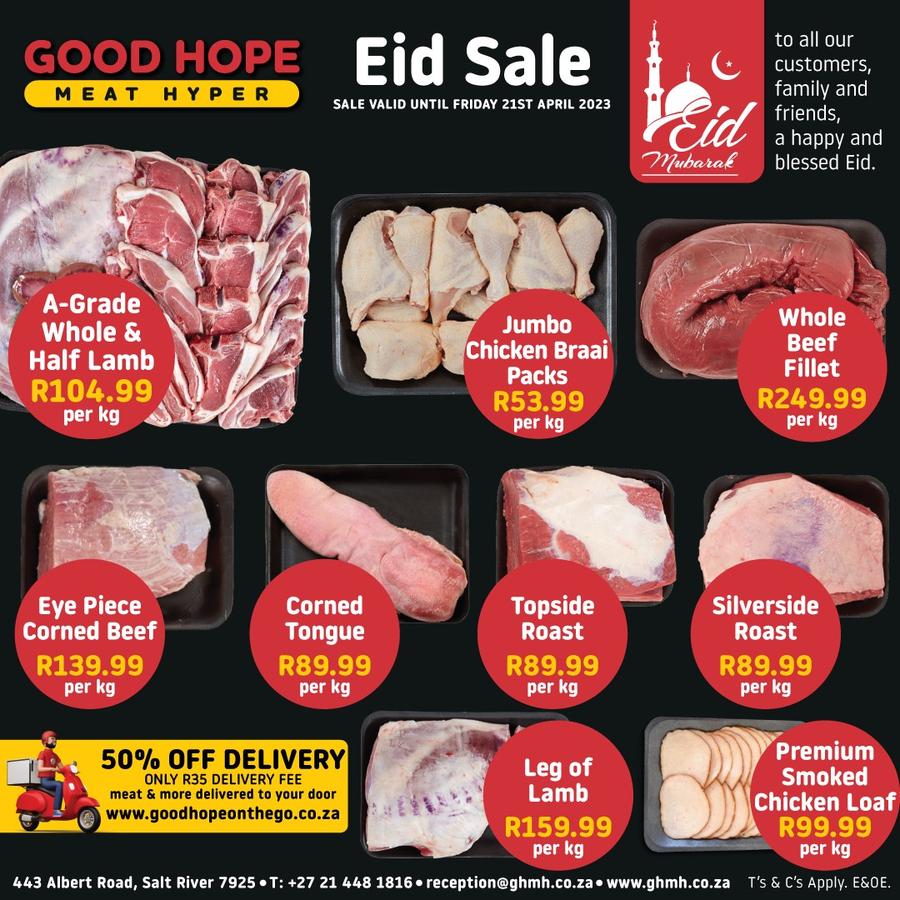 Good Hope Meat Hyper : Eid Sale (18 April - 21 April 2023) — m.guzzle.co.za