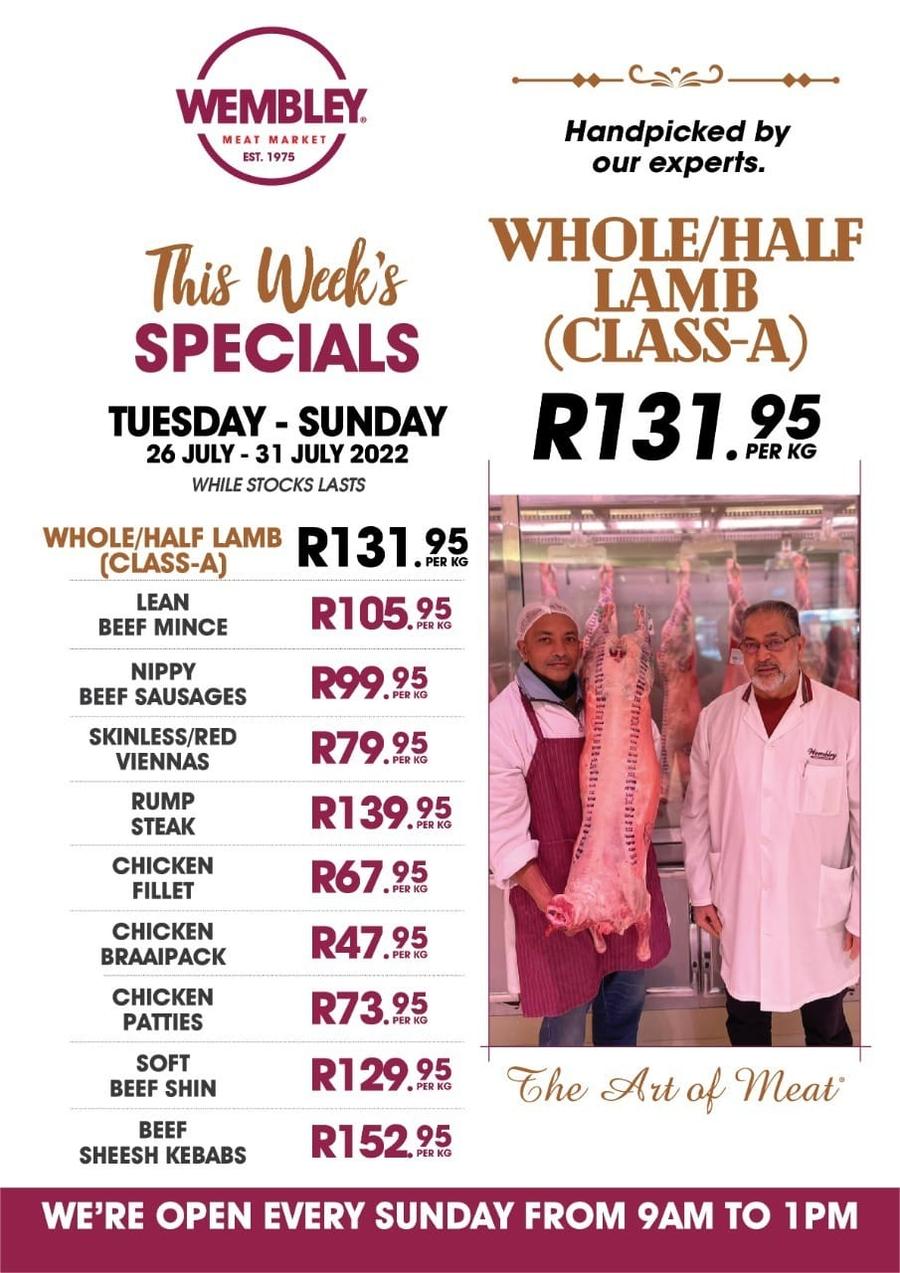 Wembley Meat Market : This Week's Specials (26 July - 31 July 2022) — m ...