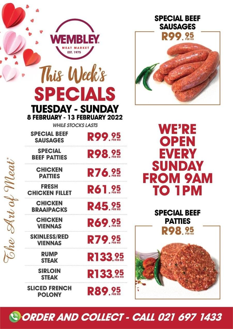 Wembley Meat Market : Specials (08 February - 13 February 2022) — m ...
