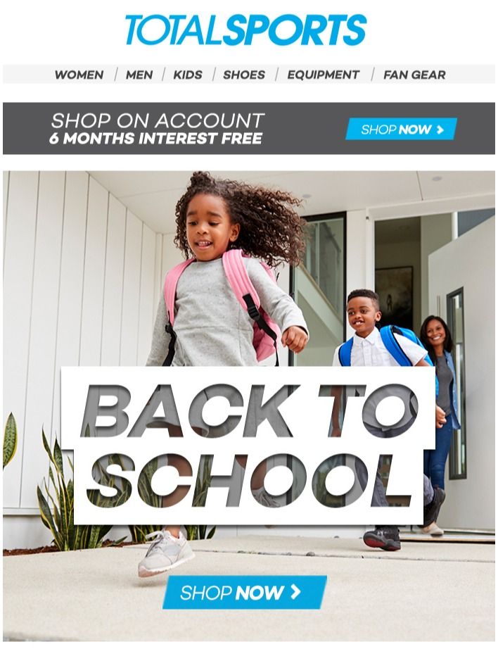 Totalsports : Back To School (Request Valid Dates From Retailer) — m ...