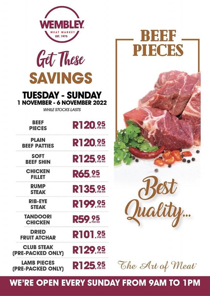 Wembley Meat Market : This Week's Specials (01 November - 06 November ...