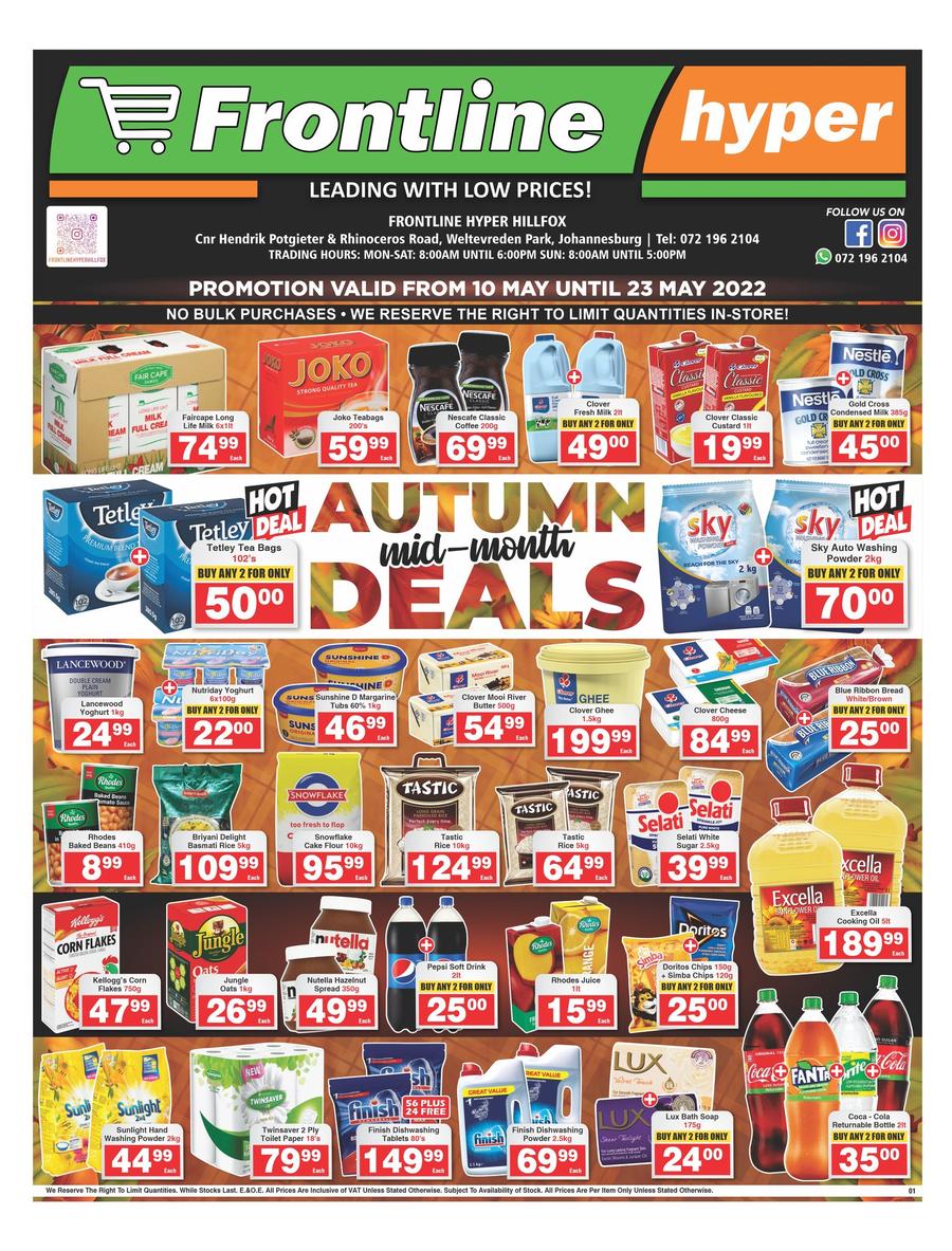 Frontline Hyper : Autumn Mid-Month Deals (10 May - 23 May 2022) — m ...