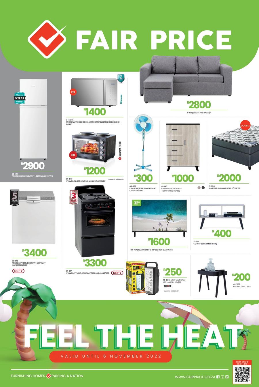 Fair Price : Feel The Heat (17 October - 06 November 2022) — m.guzzle.co.za