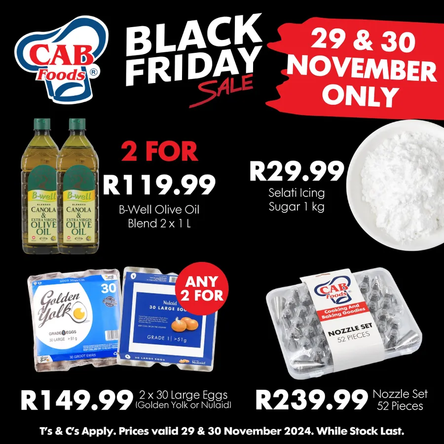 Cab Foods : Black Friday Sale (29 November - 30 November 2024) — m ...