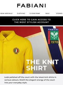 Fabiani : The Knit Shirt (Request Valid Dates From Retailer) — www ...
