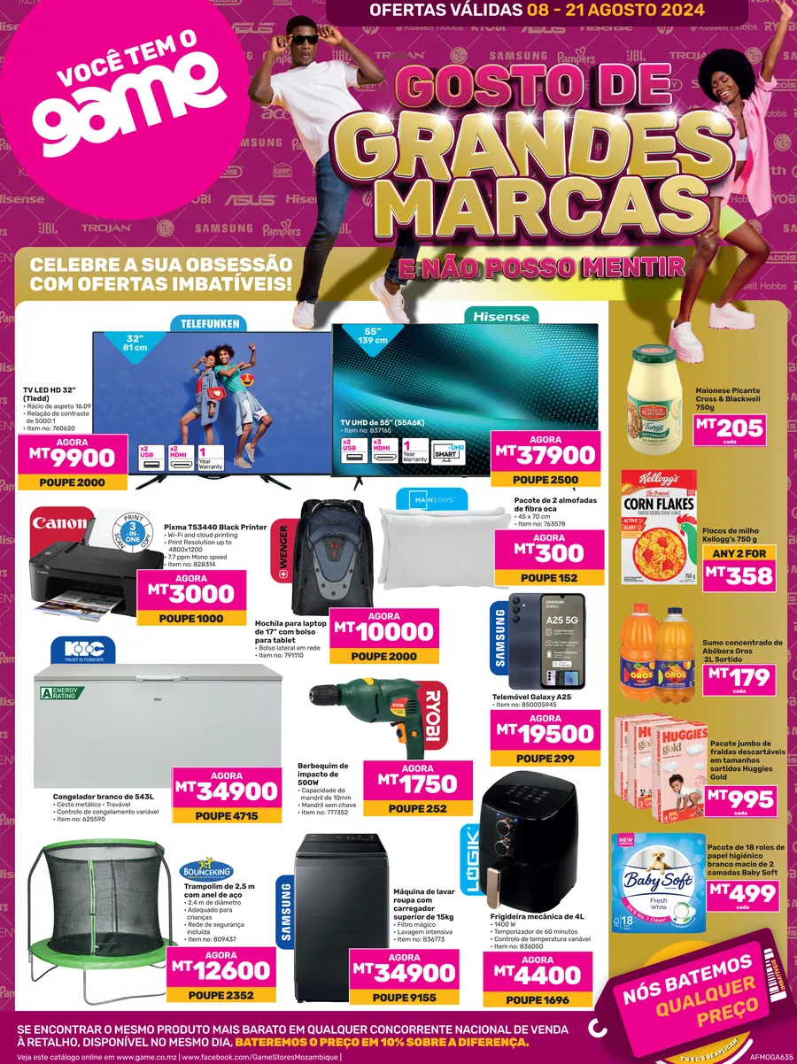 Game Mozambique : Big Brands (08 August - 21 August 2024) — m.guzzle.co.za