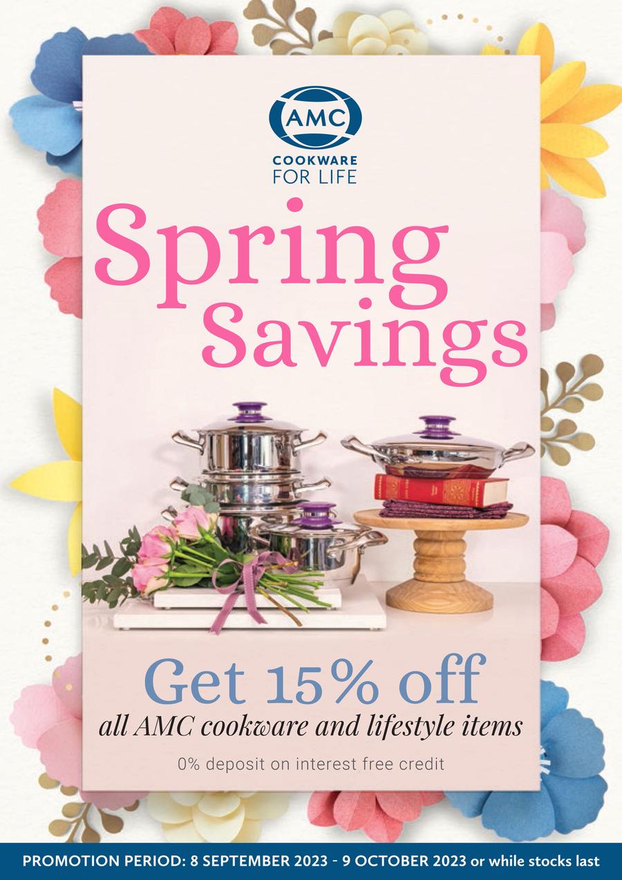 AMC : Spring Savings (8 September - 9 October 2023) — m.guzzle.co.za