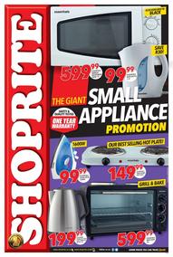 Shoprite : Small Appliance (23 May - 10 Jun 2018) — www.guzzle.co.za