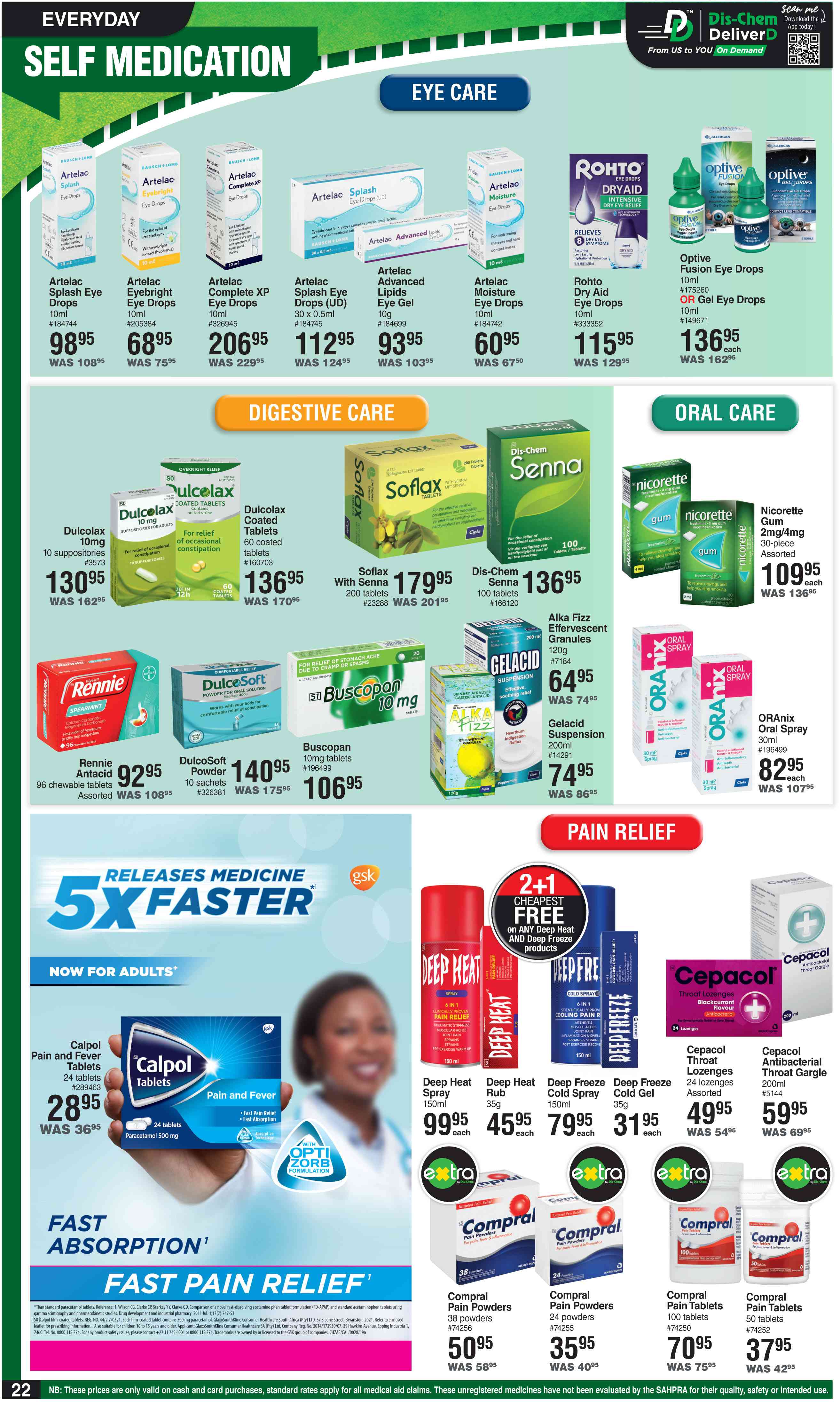 Special Compral Pain Tablets 100 Tablets — www.guzzle.co.za