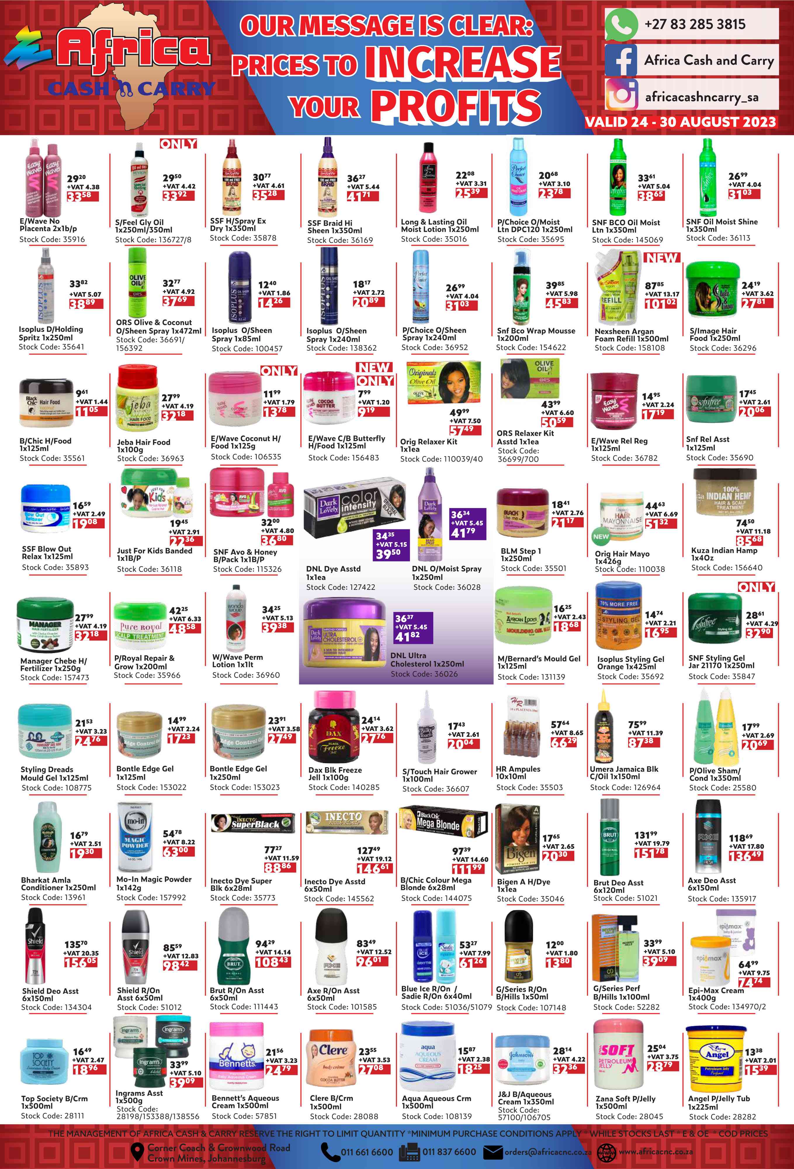 Africa Cash & Carry (24 August - 30 August 2023) — www.guzzle.co.za