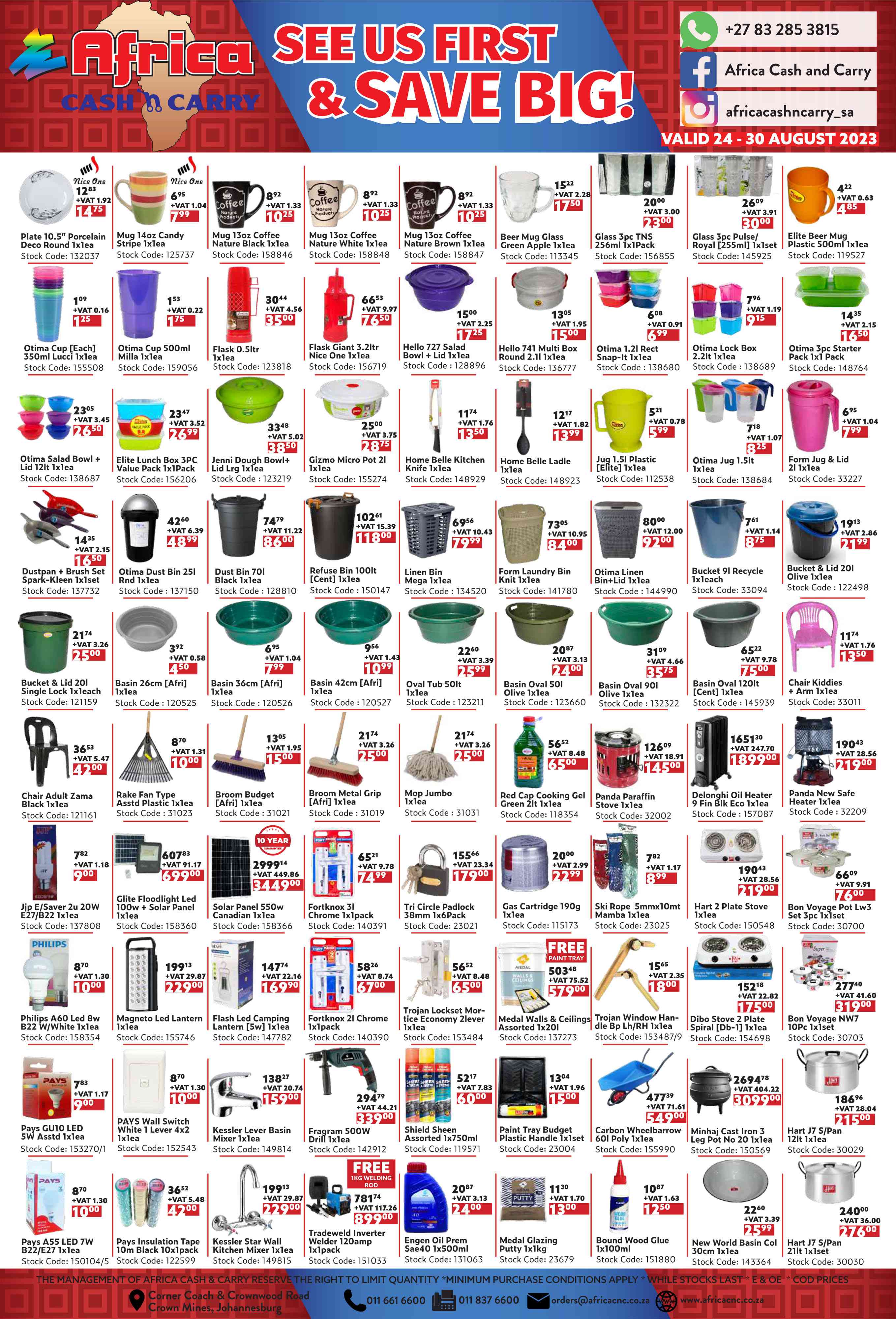 Africa Cash & Carry (24 August - 30 August 2023) — www.guzzle.co.za
