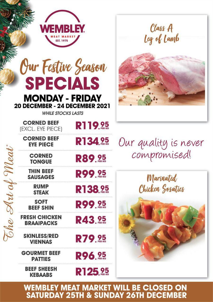 Wembley Meat Market : Our Festive Season Specials (20 December - 24 ...