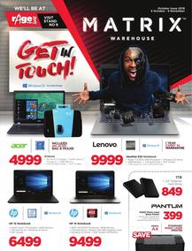 Matrix Warehouse Computers (05 Oct - 05 Nov 2018) — www.guzzle.co.za