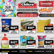 Chikro Food Market Grassy Park & Parow : Easter Specials (13 April - 20 ...